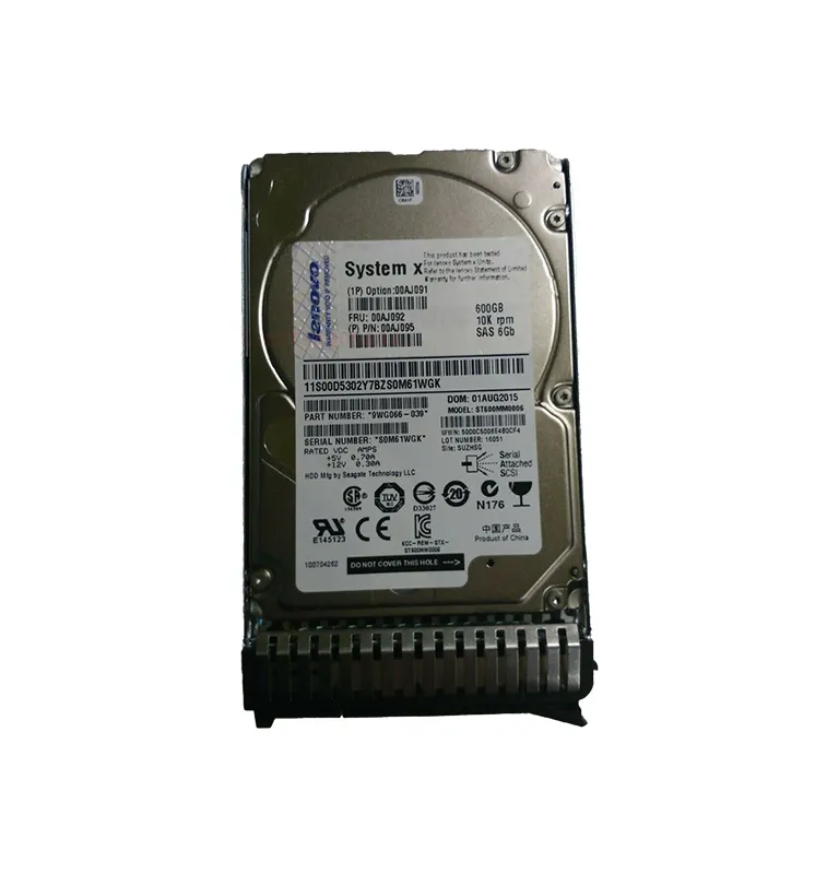 00AJ092 - IBM 600GB 10000RPM SAS 6Gb/s Hot Swap 2.5-in HDD