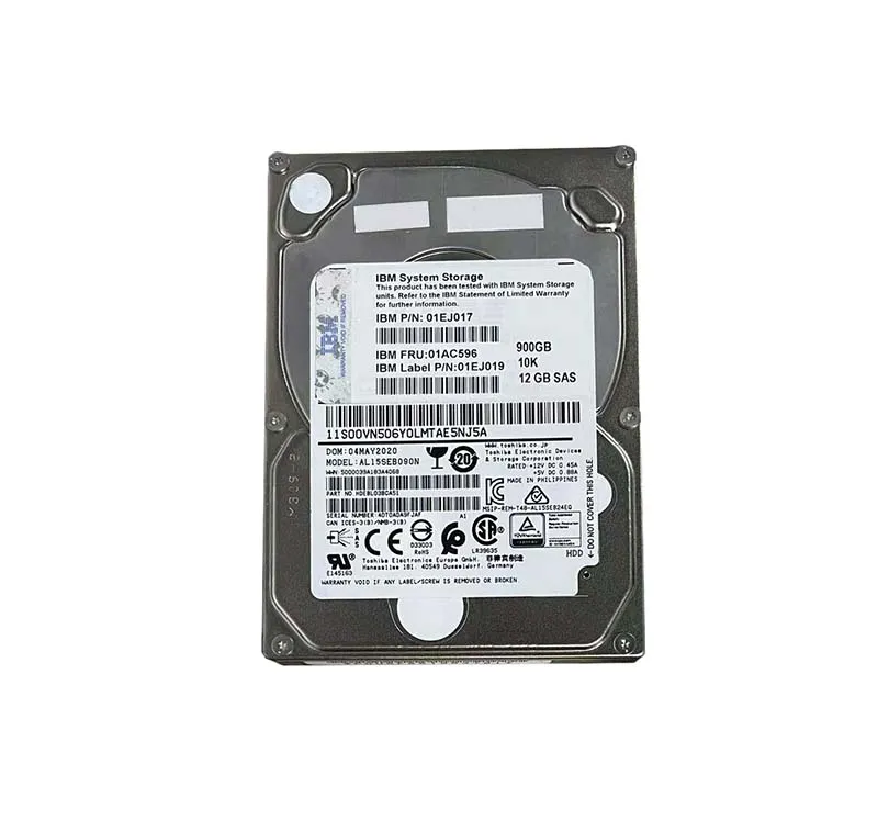 01AC596 - IBM 900GB 10000RPM SAS 12Gb/s Hot Swappable 128MB Cache 2.5 ...
