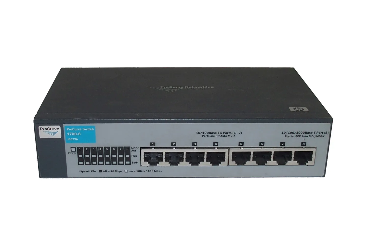 1700-8 - HP 1700-8 1 Gigabit Port Switch With External Power Supply