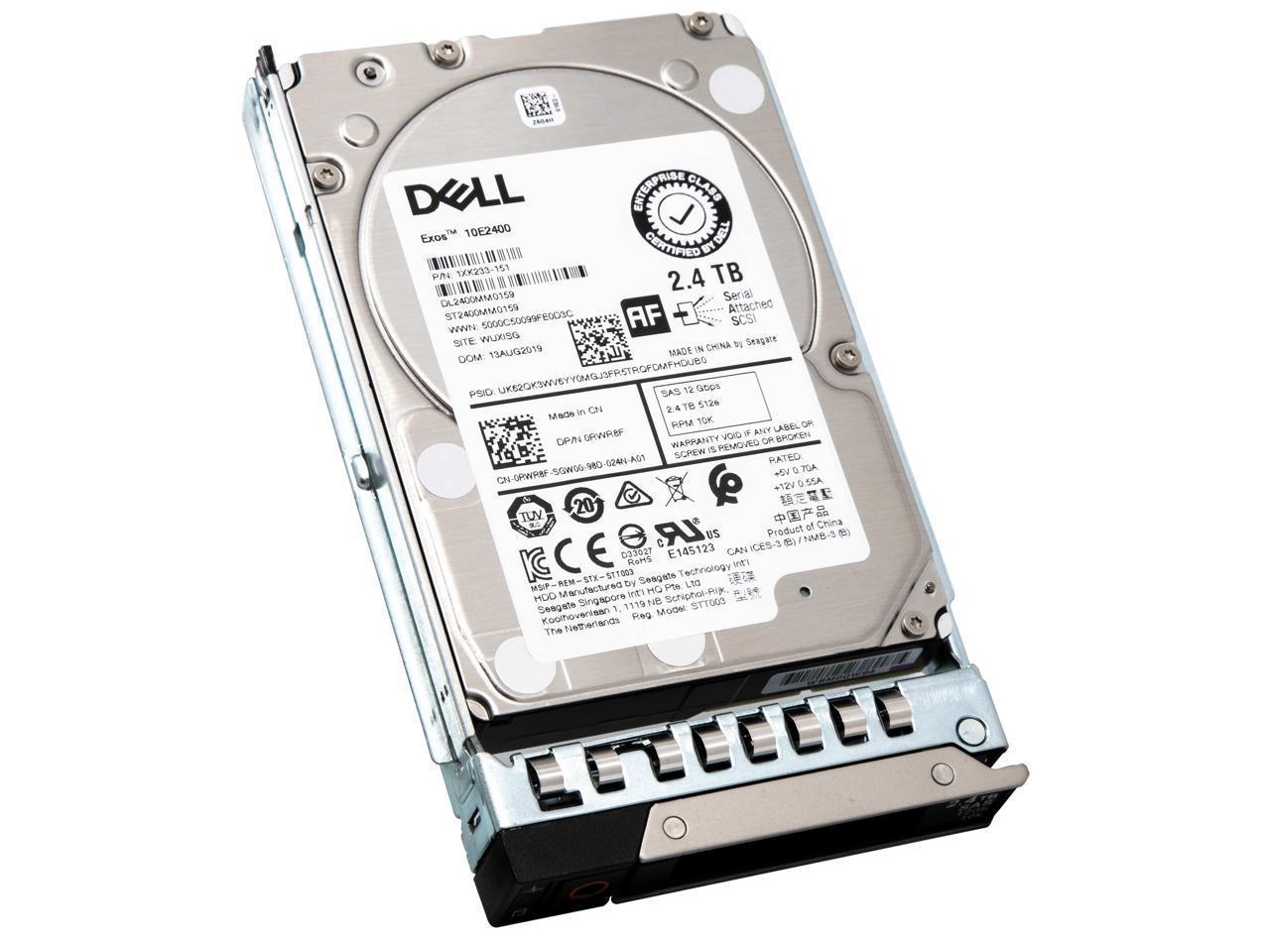 401-ABHQ - Dell 2.4TB 10000RPM SAS 12Gb/s 256MB 2.5-in HDD