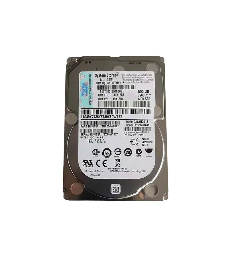 49Y1854 - IBM 500GB 7200RPM SAS 6Gb/s 2.5-inch Hard Drive