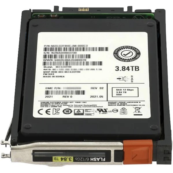 005053159 - EMC 3.84TB SAS 12Gb/s RI SFF 512e 2.5 inch SSD