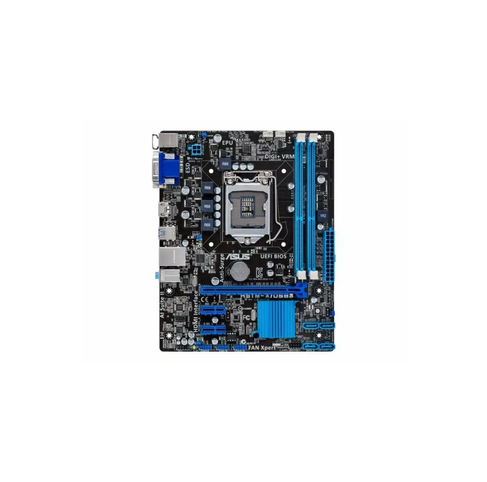 90MB0FD0-M0EAY0 - Asus H61M-A/USB3 H61M-A Socket LGA1155 Intel H61 ...