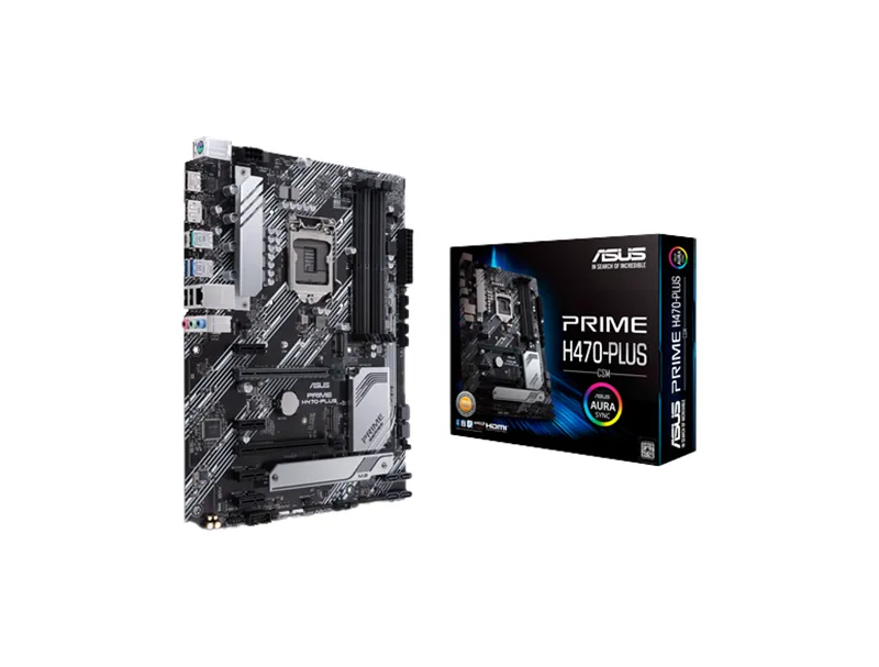 90MB1360-M0AAYC - Asus PRIME H470-PLUS/CSM Socket LGA1200 Intel H470 ...