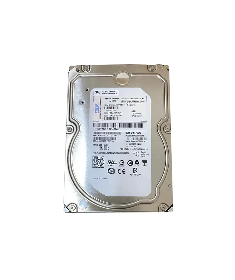 98Y3241 - IBM 4TB 7200RPM SAS 6Gb/s 3.5-Inch Hard Drive