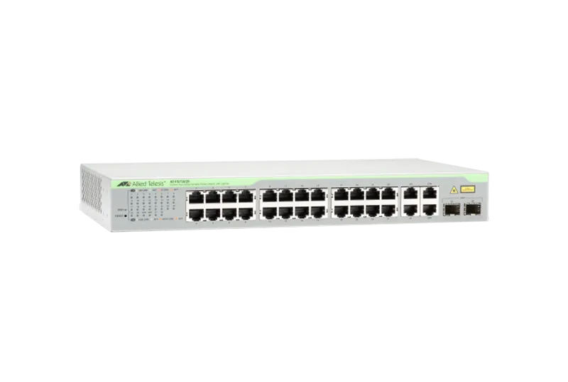 990-002925-50 - Allied Telesis 24-Port PoE + 2-Port SFP GE Switch