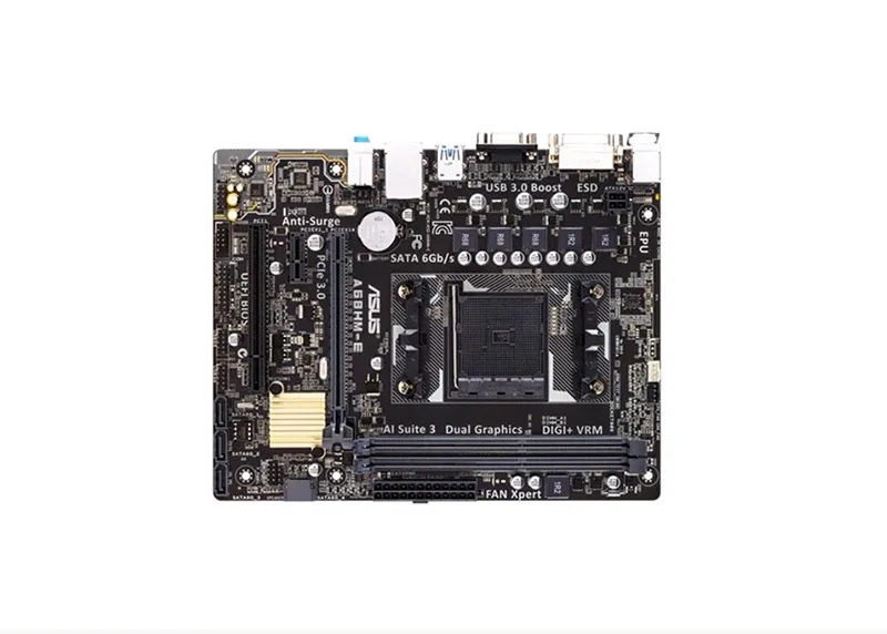 A68HM-E - Asus Socket FM2+/ AMD A68H FCH/ DDR3/ SATA3/USB3.0/ A/GbE ...