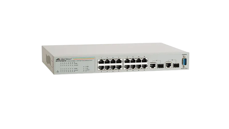 AT-FS750/16 - Allied Telesis FS700 16-port 2-port SFP Combo Un Switch