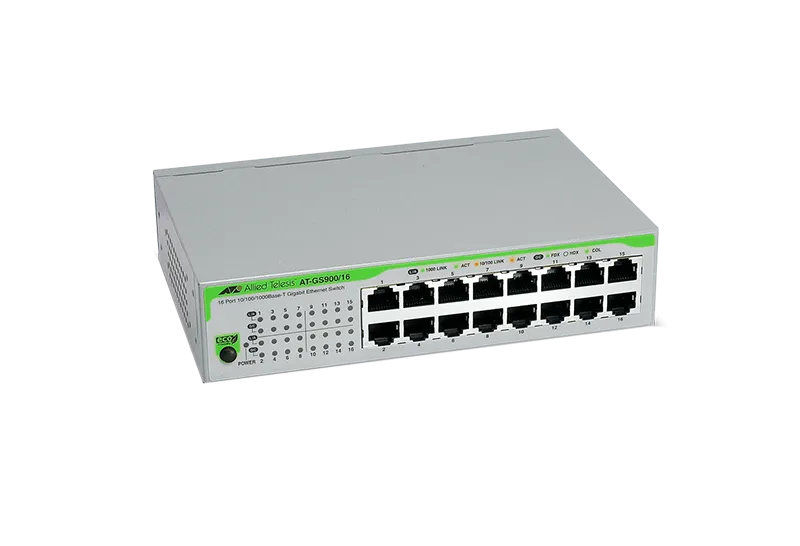 AT-GS900/16 - Allied Telesis GS900 Series 16 x Ports Un GE Switch