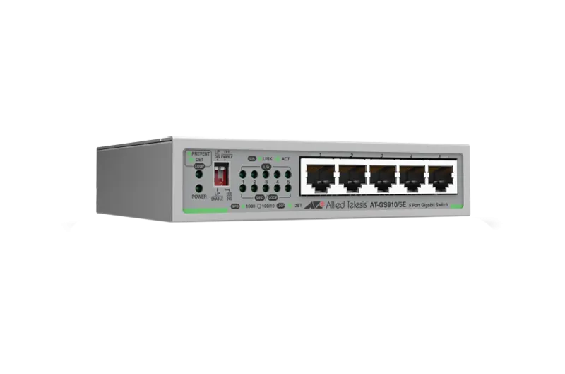 AT-GS910/5E-30 - Allied Telesis CentreCOM GS910 5x Port Un Switch