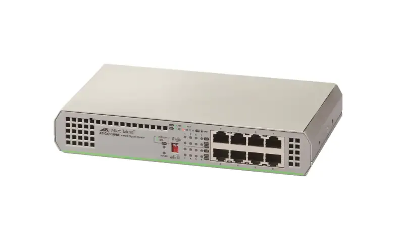 AT-GS910/8E-50 - Allied Telesis CentreCOM GS910 8-Port Un Switch