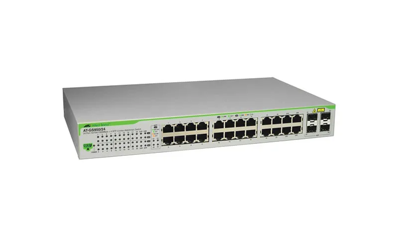 AT-GS950/24-10 - Allied Telesis 24-Port 4x Combo SFP Websmart Switch