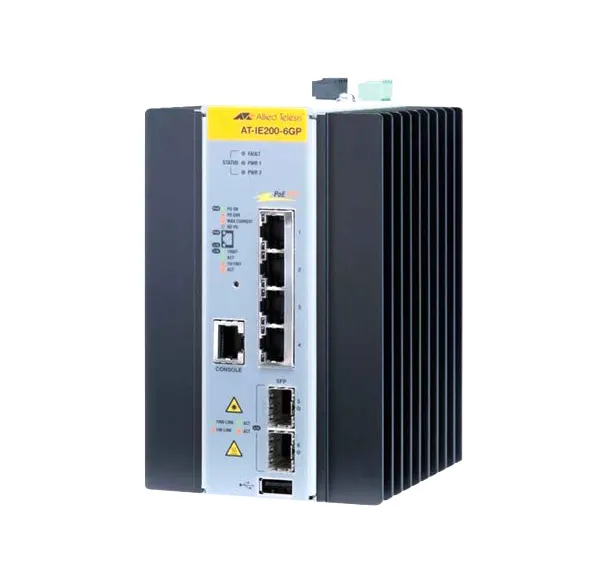 AT-IE200-6GP-80 - Allied Telesis IE200 AT-IE200-6GP-80 4 x Ports PoE+ 1000Base-T + 2 x Ports SFP ...