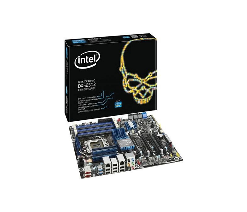 BOXDX58SO2 - Intel Core i7 Chipset-Intel X58 Socket LGA1366 24GB DDR3-1600MHz 24-Pin ATX System ...