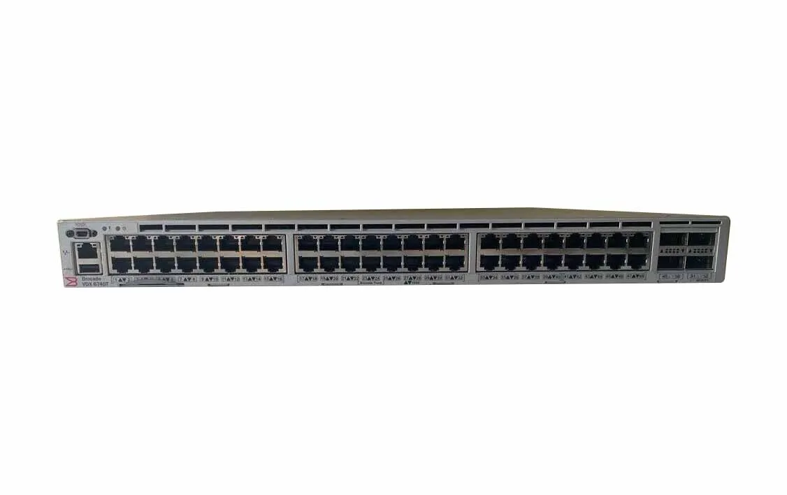 BR-VDX6740T-64-F - Brocade VDX 6740T 48 x Ports SFP+ 10GBase-X + 4 x ...