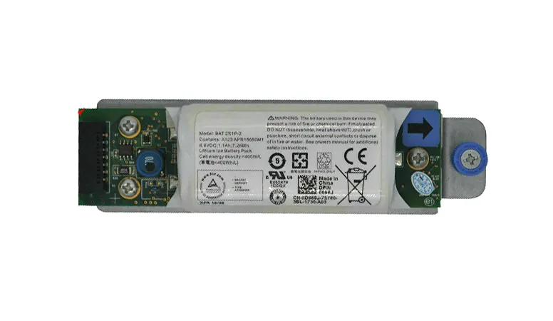 D668J - Dell 1.1Ah 7.1Wh 6.4V Raid Controller Battery for PowerVault ...