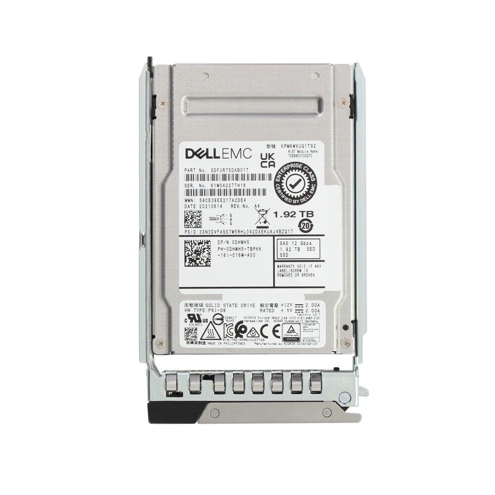 DHWH5 | Dell 1.92TB Solid State Drive