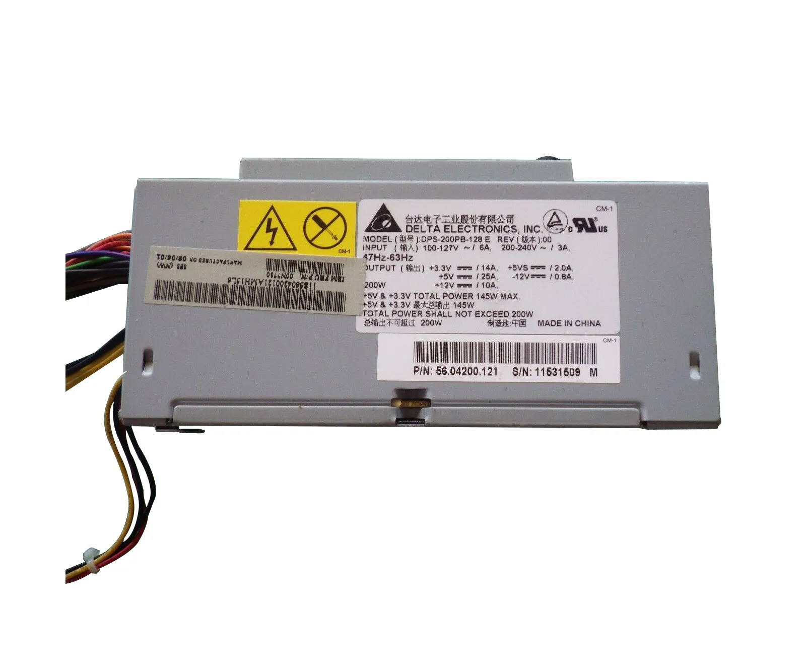 DPS-200PB-128 - Delta 200-Watts Power Supply for ThinkCentre A51