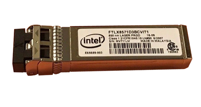 E65689-003 - Intel 1Gb/s 1000Base-SX 550m SFP(mini-GBIC) Transceiver