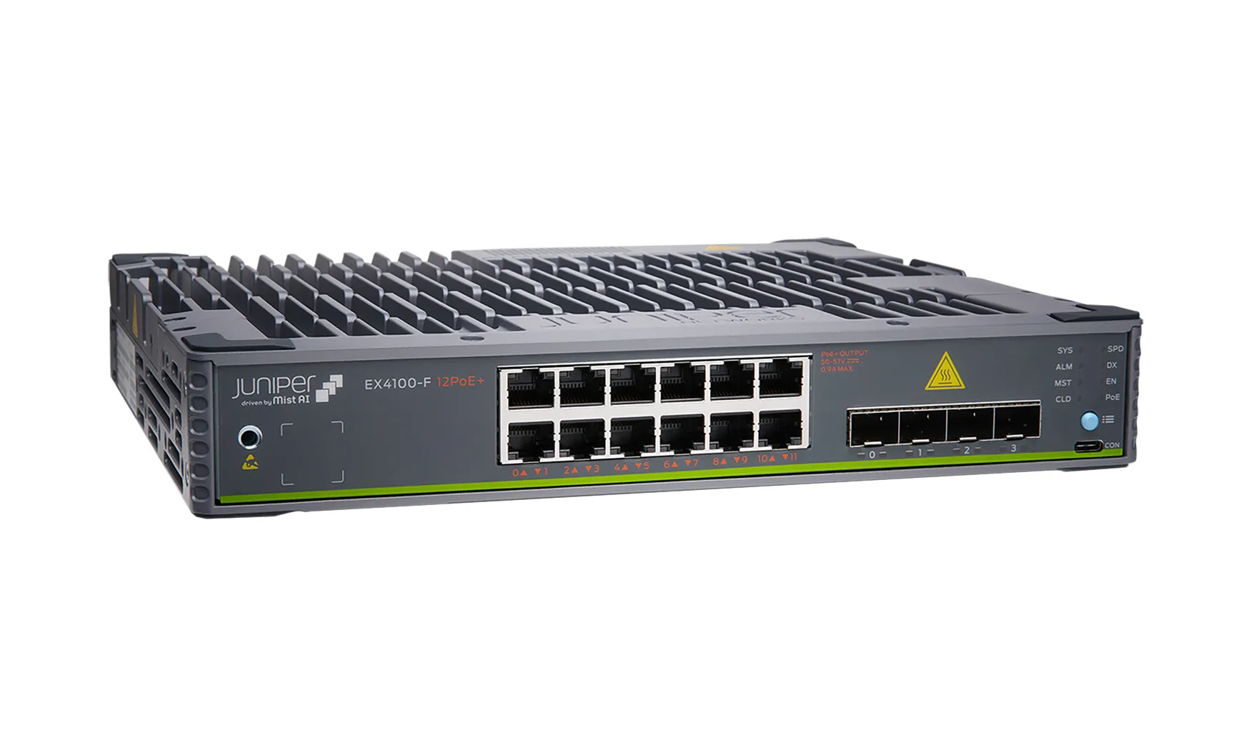 EX4100-F-12T - Juniper EX4100 12x 2x 10Gb Uplinks 4x 10Gb Switch
