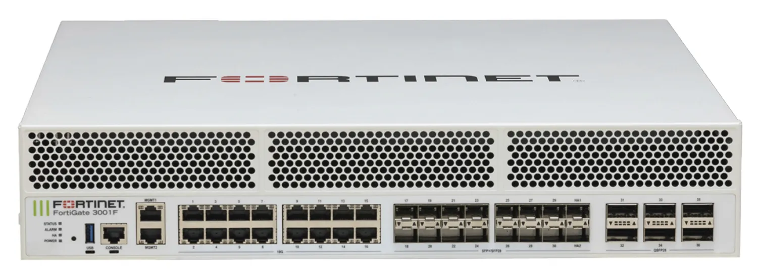 Buy FG-3000F - Fortinet FortiGate 3000F 18x 10G Base-T 14x Ports 2x HA ...