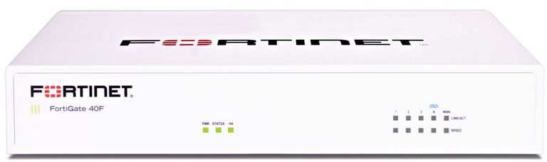 FG-40F - Fortinet FortiGate 40F Series FG-40F 4 x Ports 1000Base-T + 1 ...