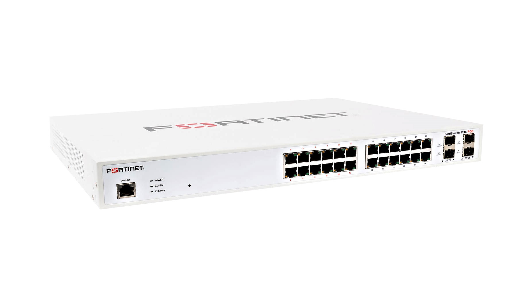 FS-124E-POE - Fortinet FortiSwitch 100 Series 12 x RJ-45 Ports PoE+ ...