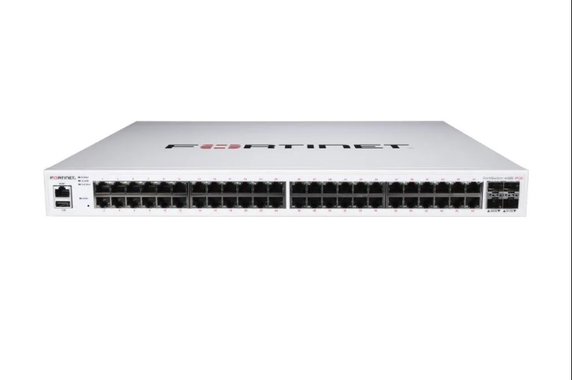 FS-448E-POE - Fortinet FortiSwitch 448E-PoE 52-Ports PoE+ GE Switch