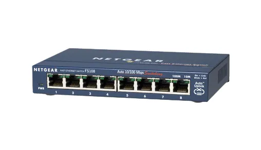 FS108v3 - Netgear Prosafe 100 Series FS108 8 x Ports 10/100Base-T ...