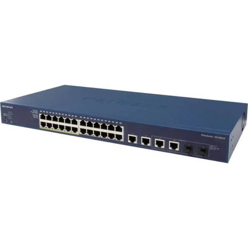 FS728TLP-100AJS - Netgear ProSafe FS728TLP 24 x Ports 10/100Base-TX (12 ...