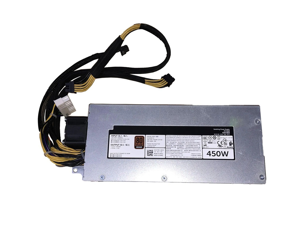 FSD061-241G2 - Dell 450-Watts 100-240V AC 50-60Hz 6.5A 80 Plus Bronze ...