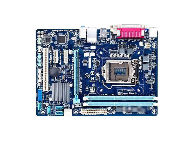 GA-B75M-D3V - Gigabyte Intel LGA1155 DDR3 USB 2.0 USB 3.0 Motherboard without I/O Shield