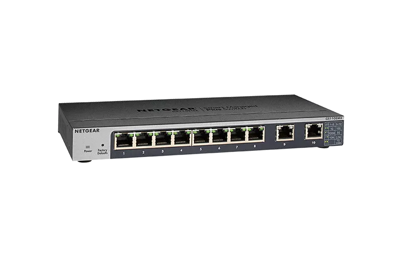 GS110EMX - Netgear GS110EMX 8 x RJ-45 Ports 10/100/1000Base-T + 2 x ...