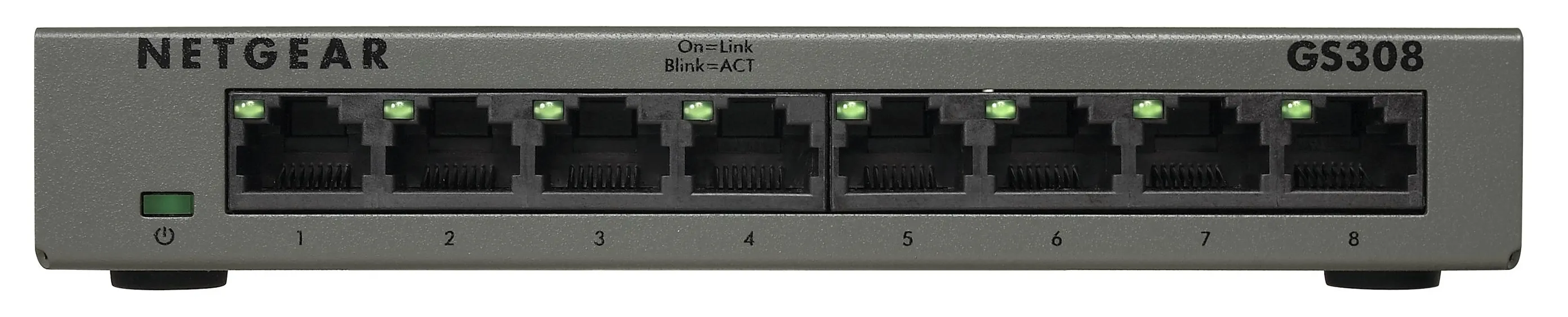 GS308-100PAS - Netgear 300 Series GS308 8 x RJ-45 Ports 10/100/1000Base ...