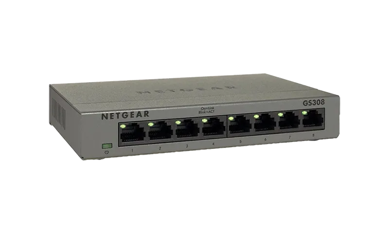 GS308 - Netgear 300 Series GS308 8 x RJ-45 Ports 10/100/1000Base-T ...