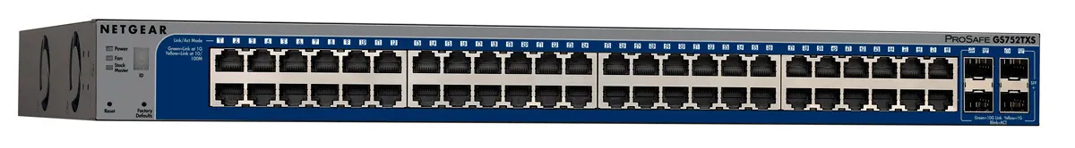 GS752TXS-100NAS - Netgear Prosafe GS752TXS 48 x Ports 10/100/1000Base-T ...