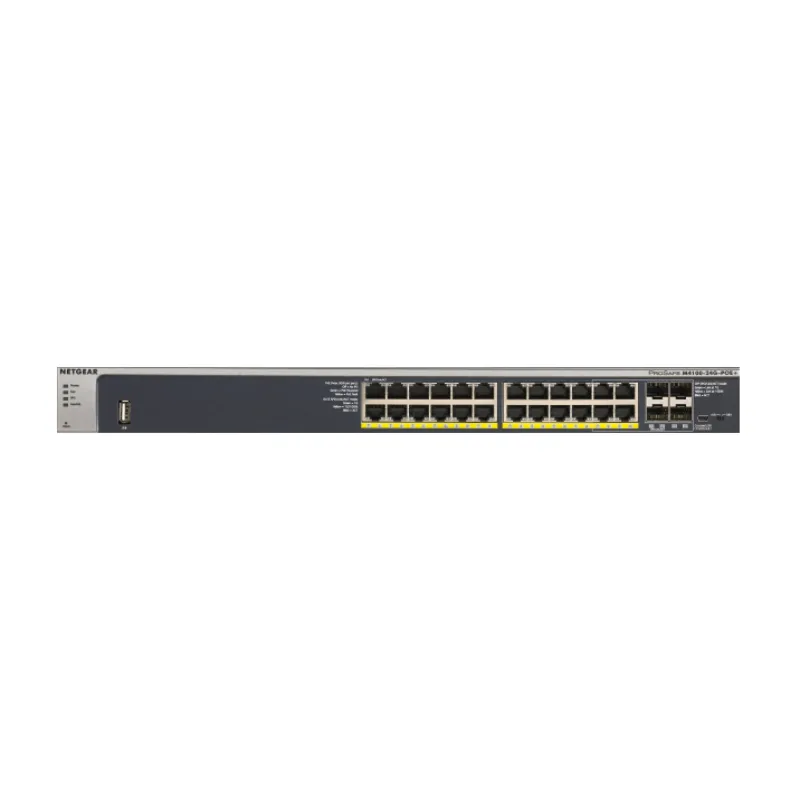 GSM7224P - Netgear Prosafe GSM7224P 24 x RJ-45 Ports PoE+ 10/100 ...