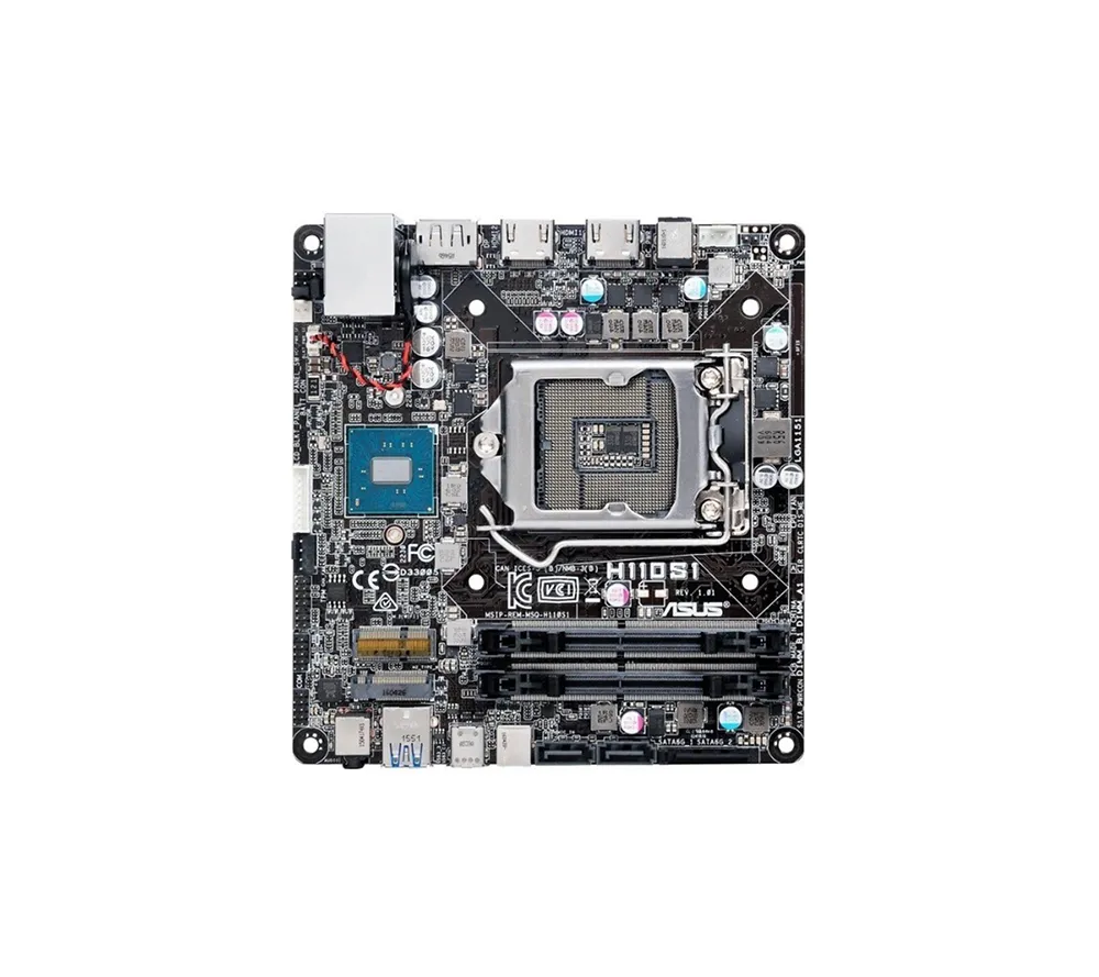 H110S1 - Asus Socket LGA1151 Intel H110 Chipset Mini-STX System Board ...