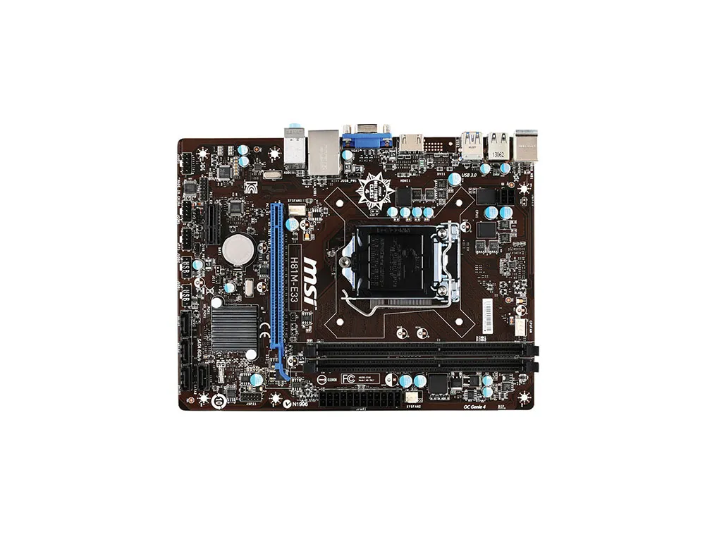 H81M-E33-KIT - MSI H81M-E33 Desktop Motherboard Intel H81 Chipset ...