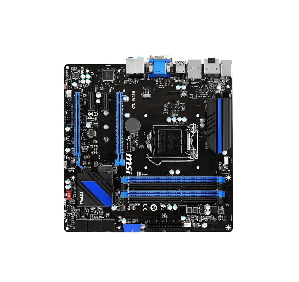 H97M-G43 - MSI Socket LGA1150 Intel H97 Express Chipset Micro-ATX ...