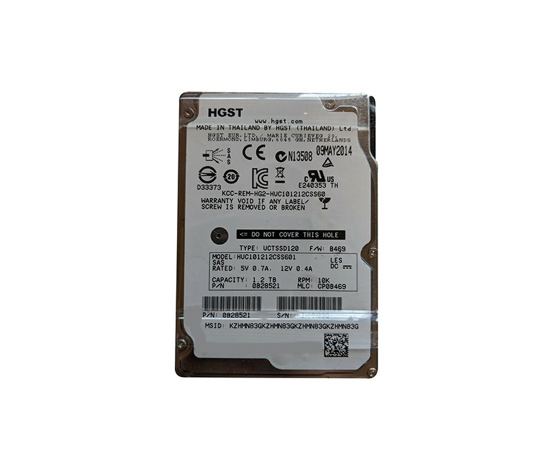 HUC101212CSS601 - HGST Ultrastar C10K1200 Series 1.2TB 10000RPM SAS 6Gb ...