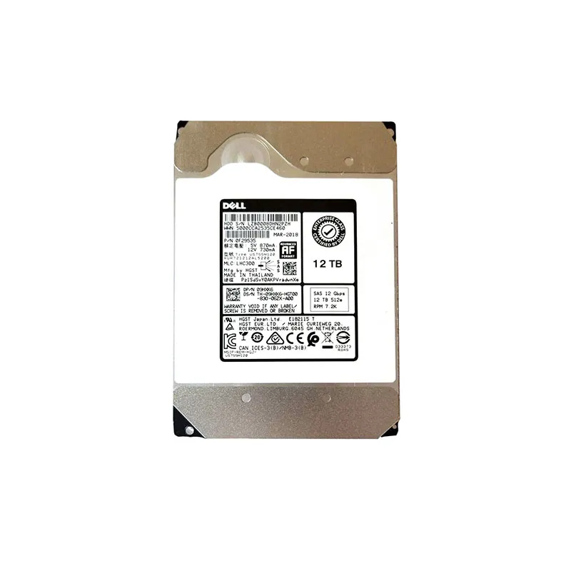 HUH721212AL5200 - Hitachi 12TB 7200RPM SAS 12Gb/s 3.5-in HDD