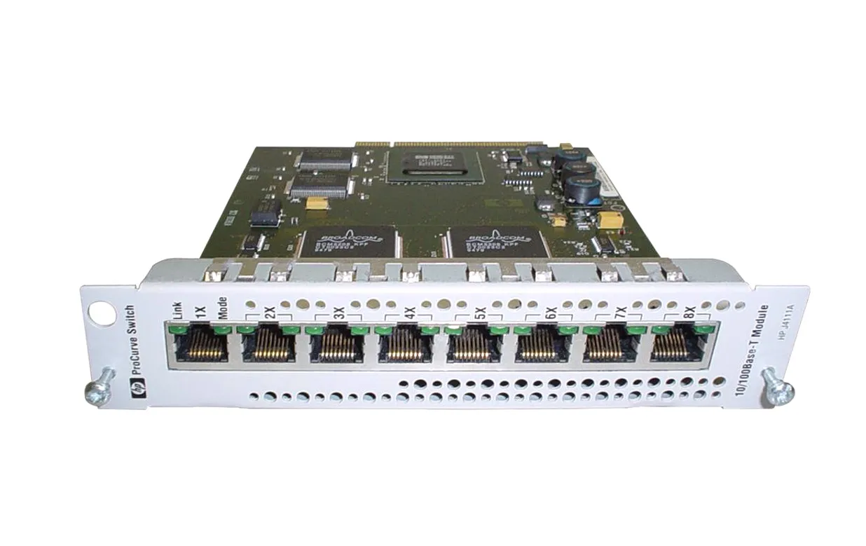 J4111-60001 - HP ProCurveÃ‚Â Engine 4000M 8 x Ports 10/100 Base-T ...