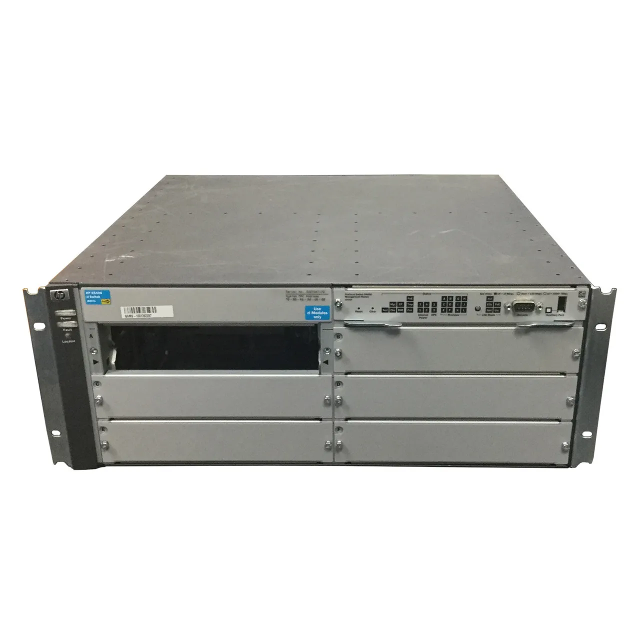 J8697AX - HP ProCurve 5400zl 5406zl 6 x Expansion Slots Switch Chassis