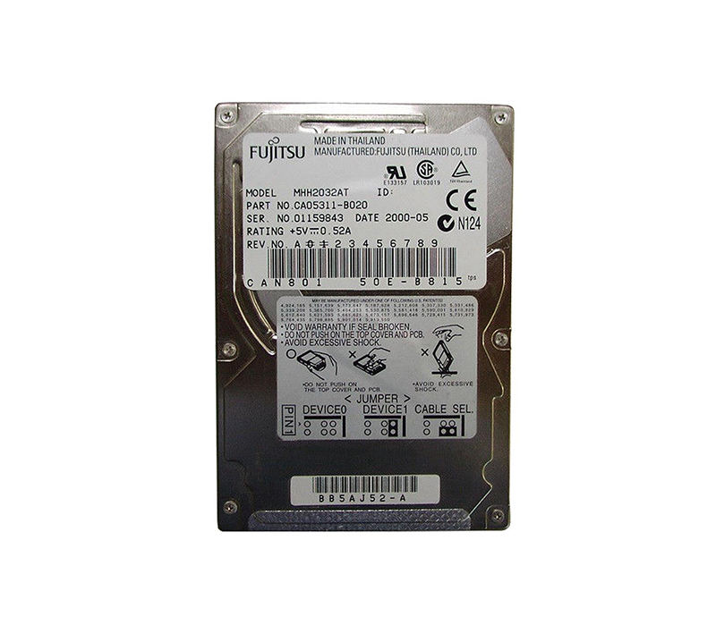 MHH2032AT - Fujitsu 3.2GB 4200RPM IDE Ultra ATA/33 (ATA-4) 512KB Cache ...