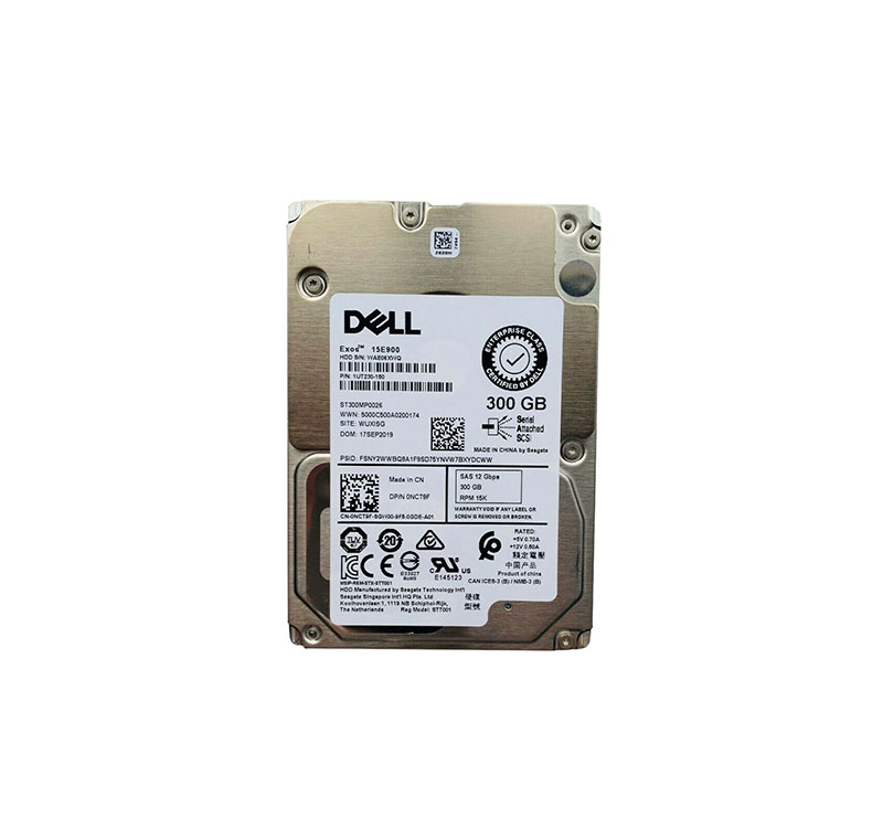 NCT9F - Dell 300GB 15000RPM SAS 12Gb/s Hot-Pluggable (512n) 2.5-Inch ...