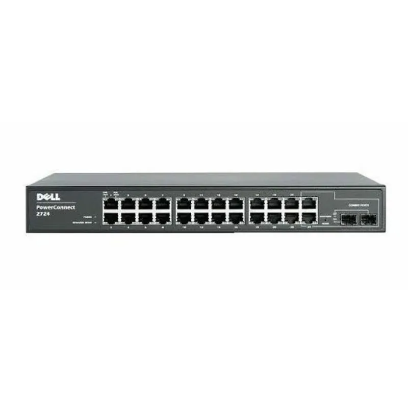 PC2724 - Dell PowerConnect 2724 24-Ports + 2-Ports SFP GE Switch