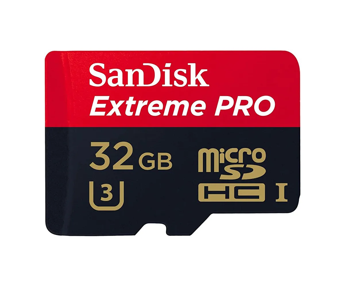 SDSDQXP-032G-A46A - SanDisk 32GB Extreme Pro Class 10 microSDHC UHS-I Flash Memory Card