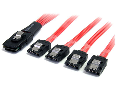 STARTECH SFF-8087 3.3ft Matters Internal Mini SAS to SATA Cable