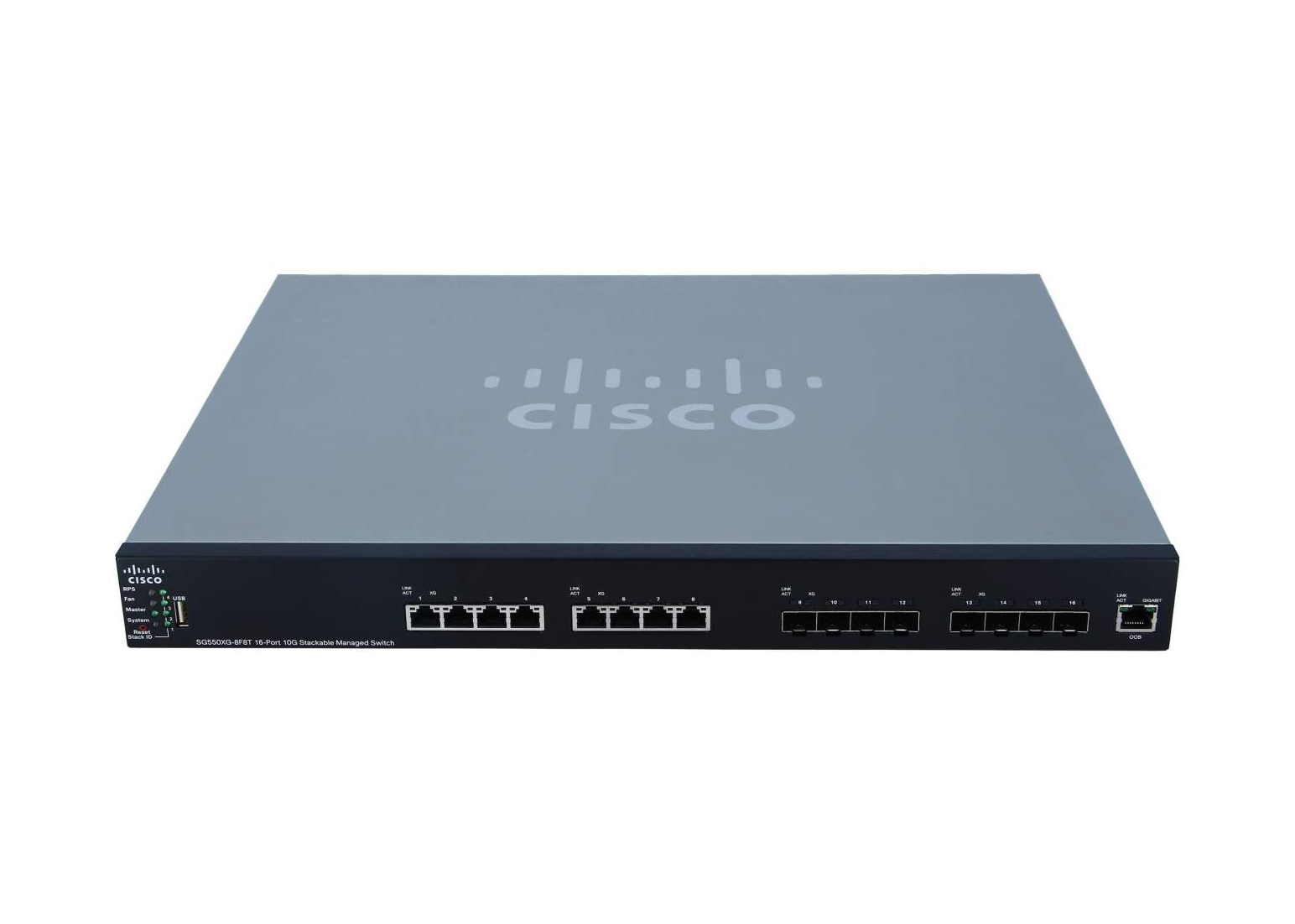 SG550XG-8F8T-K9-UK - Cisco 550X SG550XG-8F8T 8 x Ports 10GBase-T + 8 x ...